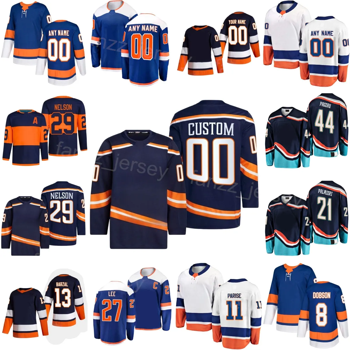 Hockey Stadium Series Jersey: Mathew Barzal #13, Brock Nelson #29, Noah ...