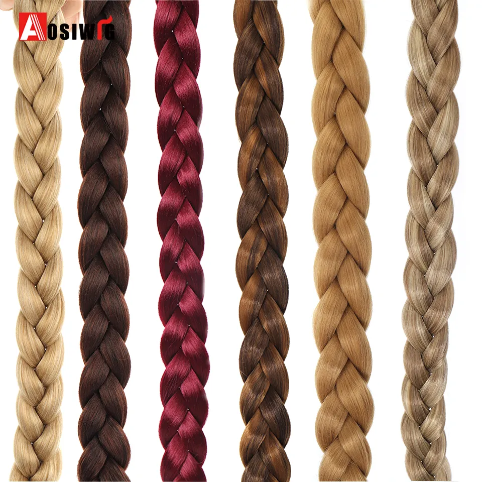DIY Synthetic Ponytail Extensions High Temperature Fiber Rope for ...