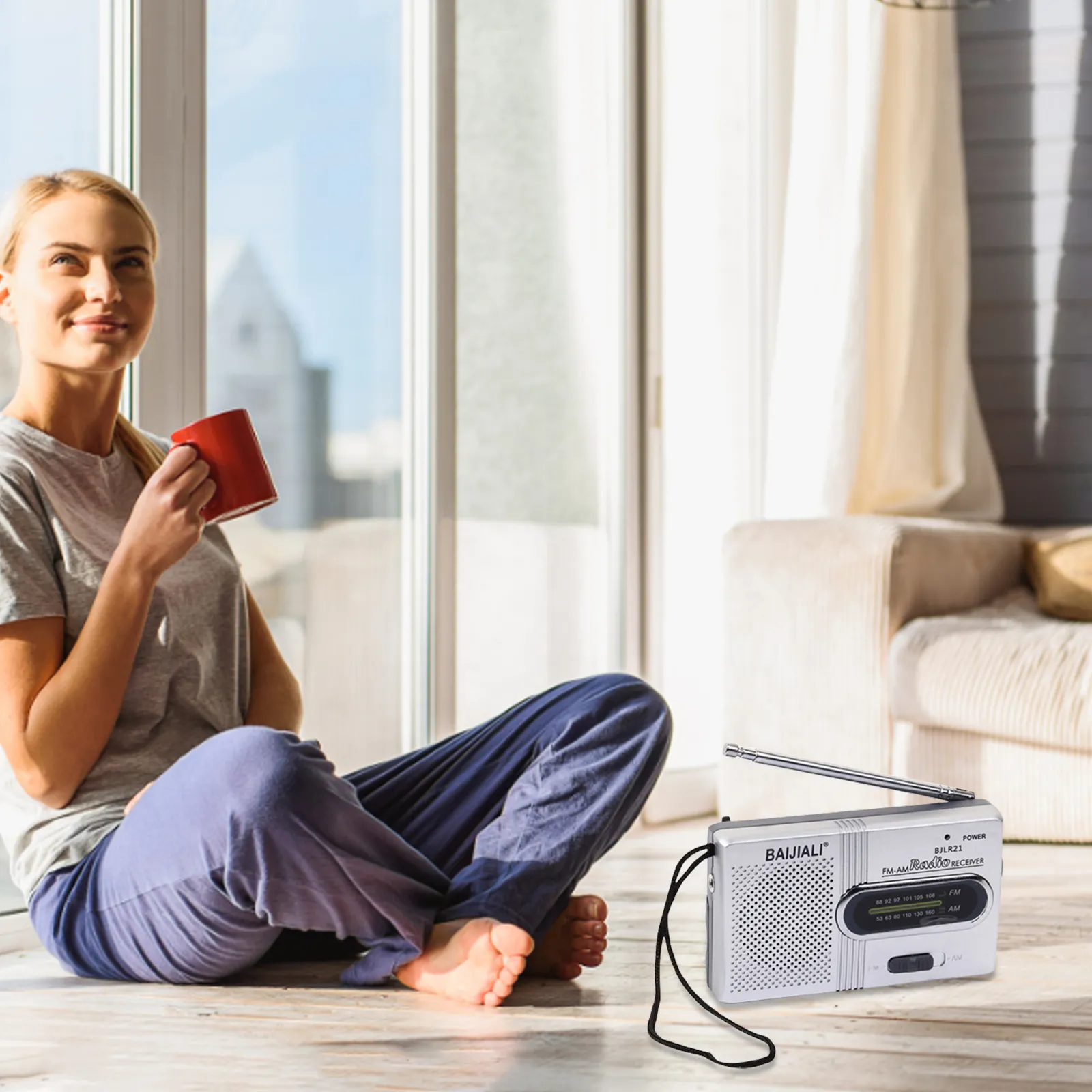 DHgate.com:Sleek Mini Pocket Radio: Rechargeable Full-Band Emergency ...