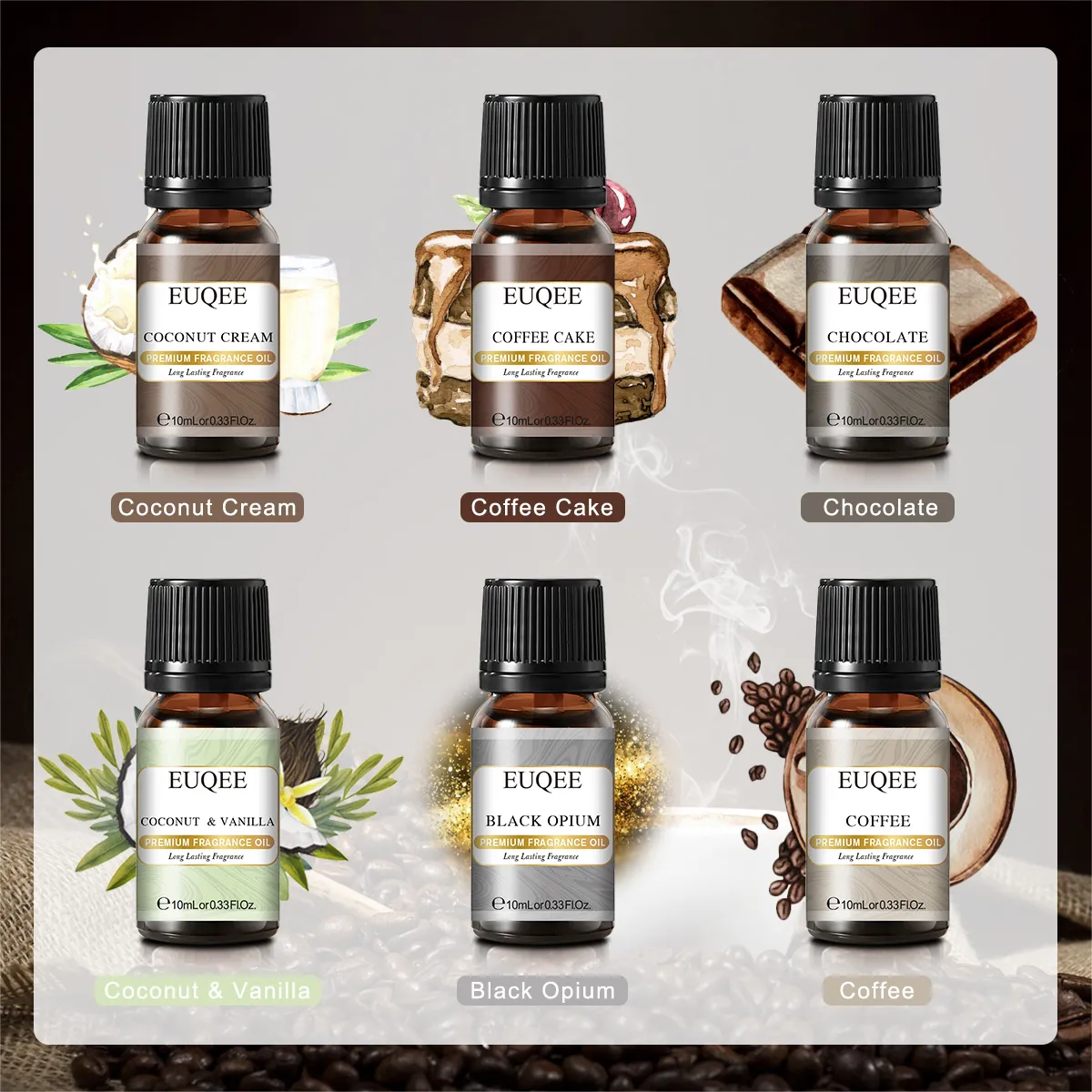 DHgate.com:6-Pack Premium Fragrance Oil Set for Aromatherapy Diffusers ...