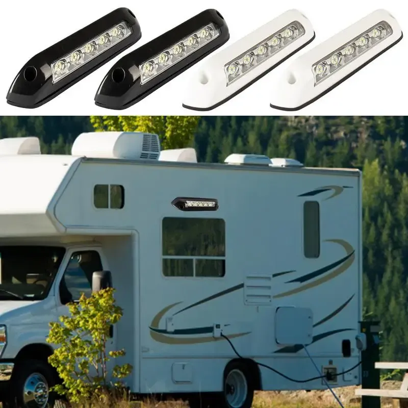 RV Exterior LED Porch Light Waterproof Strip Outdoor 12V Wall Lamps For ...