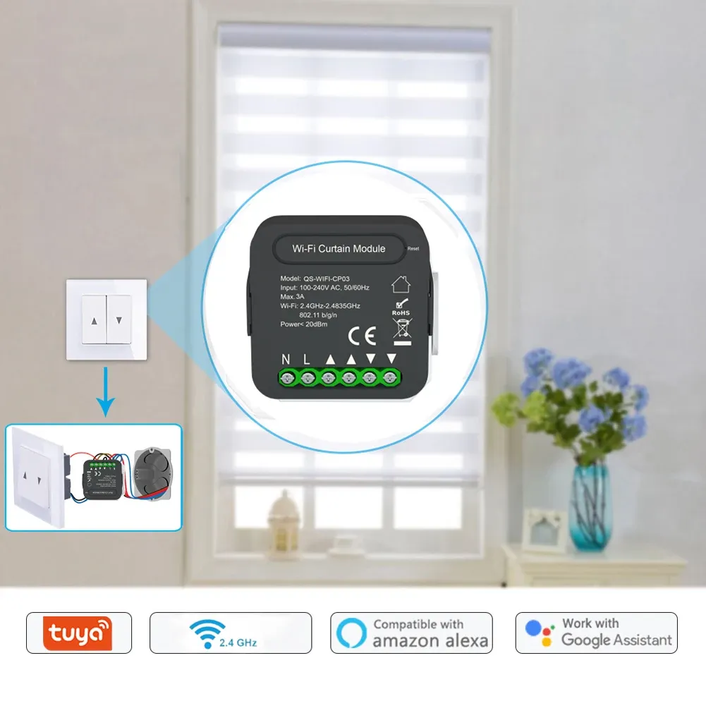 DHgate.com:Smart Curtain Switch Module for Google Home and Alexa - Wi ...