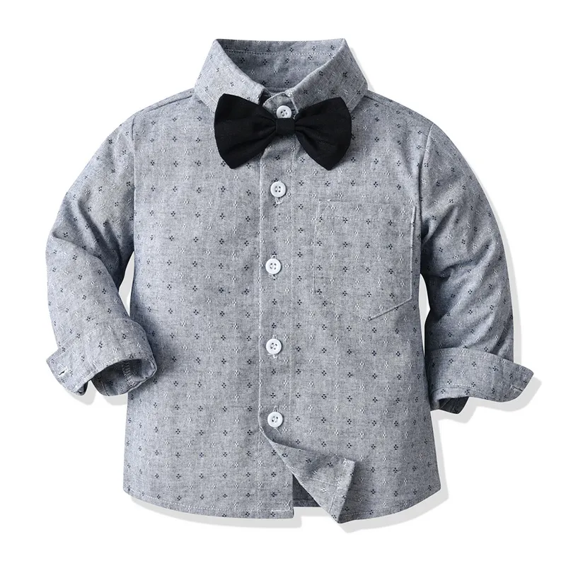 DHgate.com:Toddler Boys Gentleman Clothes Set - Long Sleeve Shirt with ...
