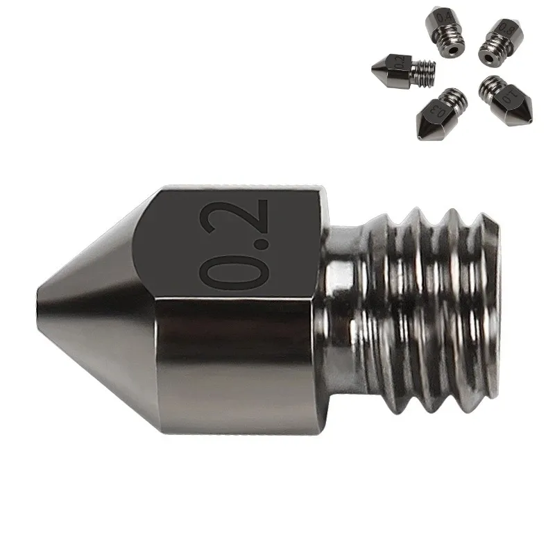 Corrosion-Resistant Steel extruder screw Threaded Nozzle for Ender3 Pro ...