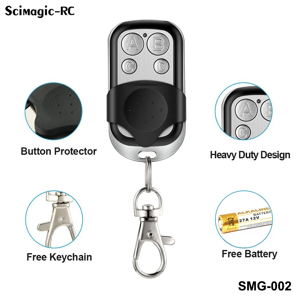 Universal Garage Door Remote Control 433.92MHz Fixed Code Rolling Code ...
