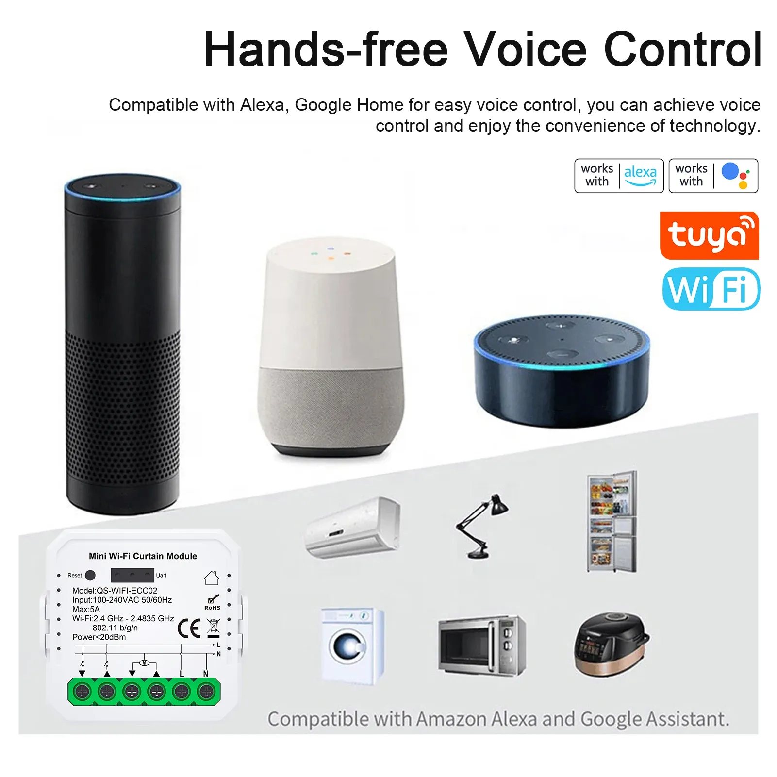 Tuya ZigBee/WiFi Curtain Switch Module: Automate Blinds/Shutter with Smart Control from Dhgate ...