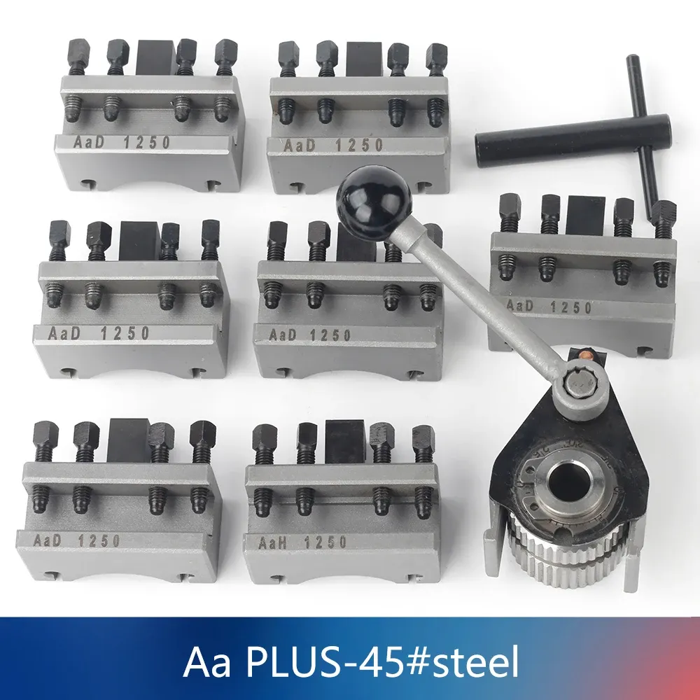 European Tool Post Set Aa, Eb, Ec for Lathes WM210V, WM180V, 0618, C2 ...