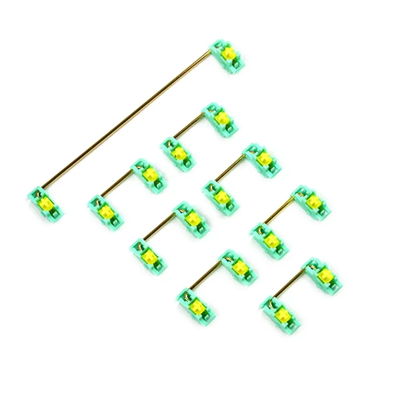Gold Plated Steel Wire shift keyboard Plate Mount Stabilizer with ...