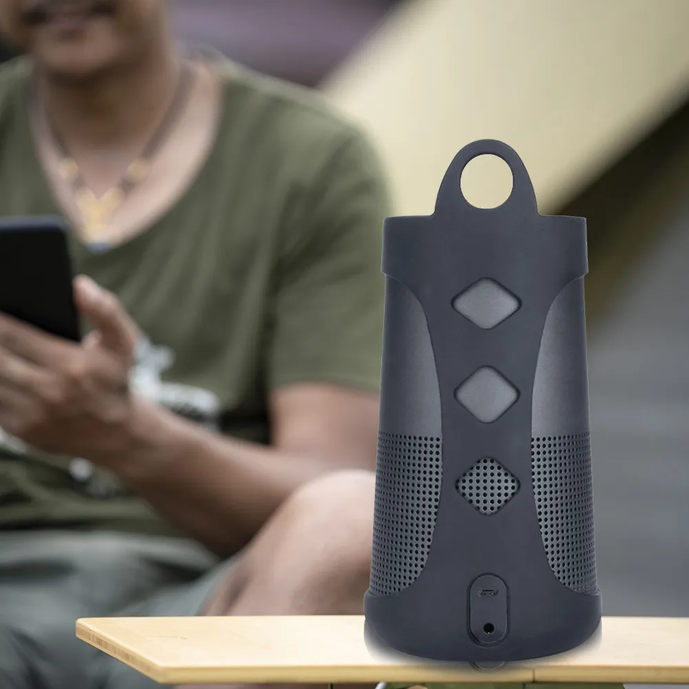 Portable Speaker Carrying Case Anti-slip Protective Cover with ...
