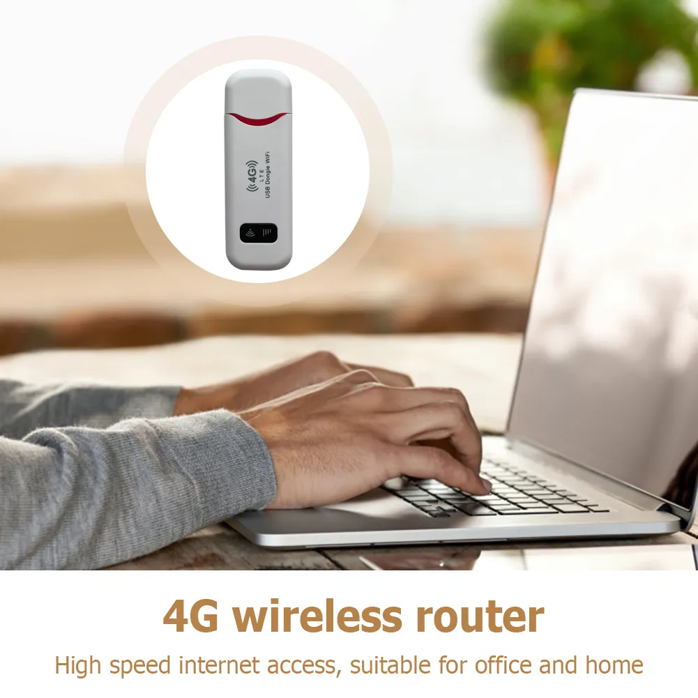 150Mbps WiFi LTE Router with 4G SIM Card, USB Modem Dongle, and Mobile ...