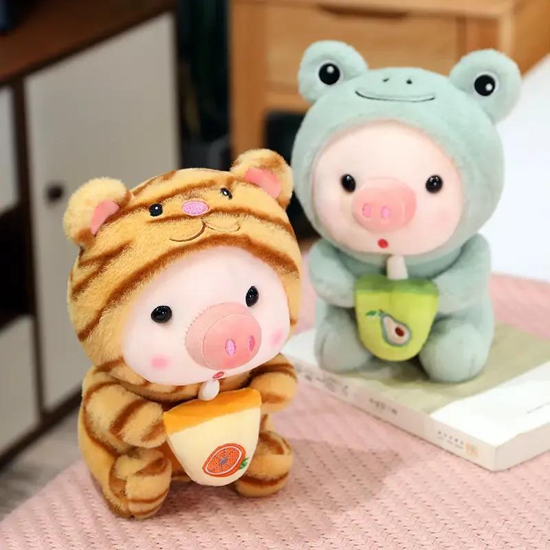 25cm Soft Animal Plush Toy, Cuddly Stuffed Plushie for Kids, Birthday ...