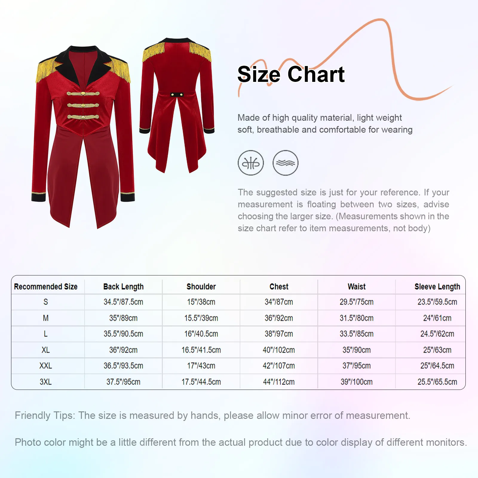 Velvet Ringmaster Blazer - Women's Circus Costume for Halloween ...