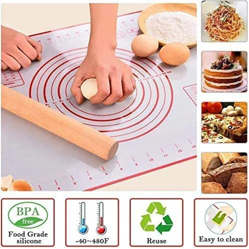 DHgate.com:80x60CM Silicone Baking Mat, Non-Stick Pastry Accessories ...