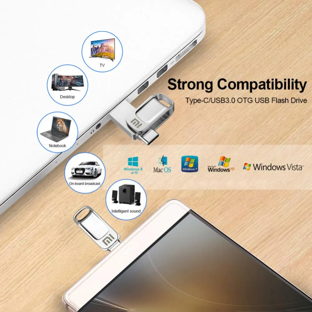 Xiaomi Metal USB 3.0 pen drive pen drive - High Speed Portable SSD with ...