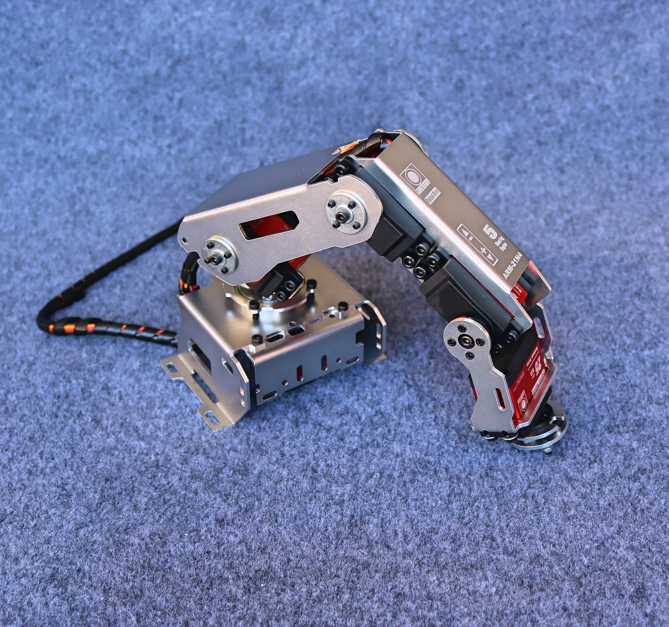 Robot Arm with Arduino: 5 DOF Industrial Robotic Arm with 20KG/25KG ...