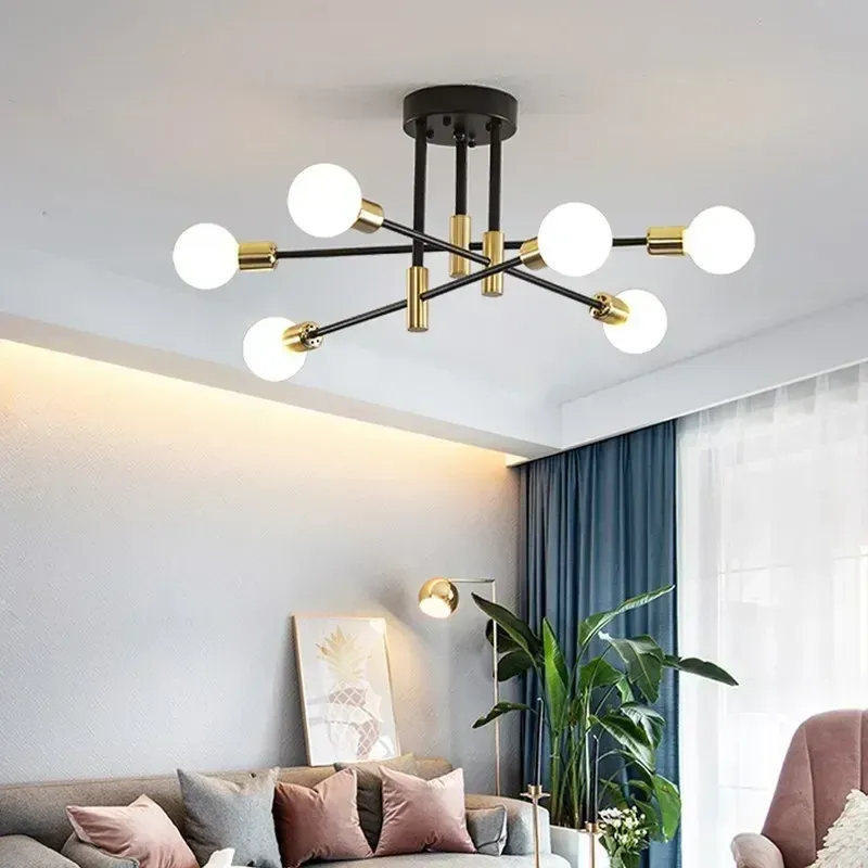 Lndoor 6 Head LED Chandelier Modern Retro Ceiling... From Ddmyfriend ...