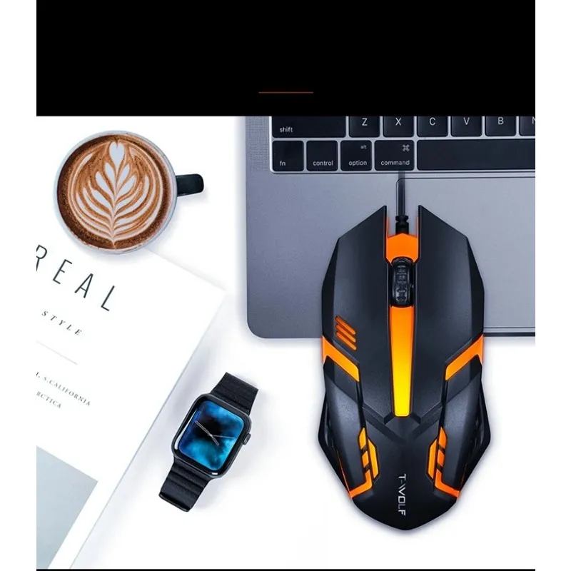 Yelandar M20 Gaming Mouse - 3000 DPI, RGB LED, Ergonomic Design, High ...