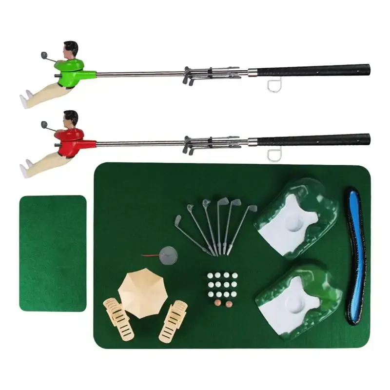 Toy Golf Club Set - Mini Golf Game with Lightweight Putters, Plastic ...