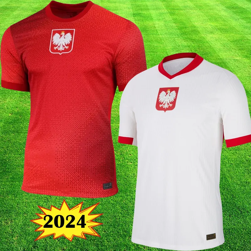 Poland Euro 2024 LEWANDOWSKI Jersey For Men, Kids, And Kids Milik ...