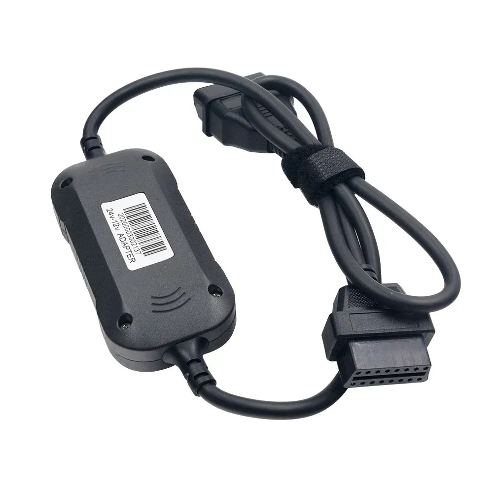 Diesel OBD2 Scanner Cable: 24V To 12V Heavy Duty Truck Adapter For ...