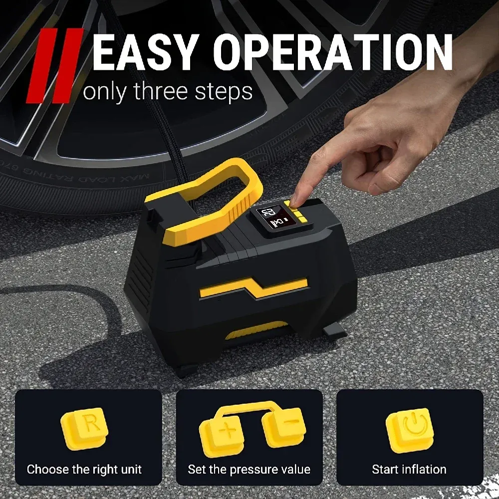 DHgate.com:Portable 2-in-1 Electric Air Compressor - Powerful Dual ...