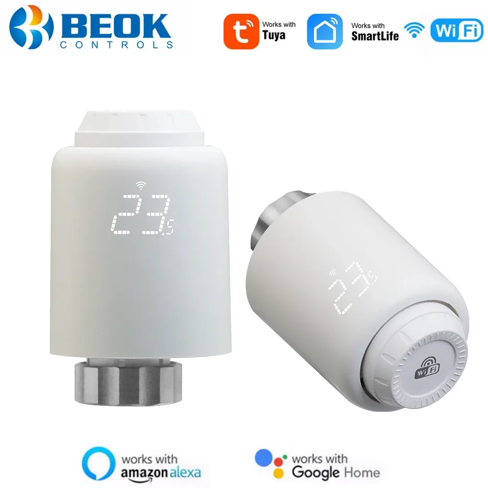 DHgate.com:Beok WiFi TRV Thermostatic Radiator Valve Actuators - Smart ...