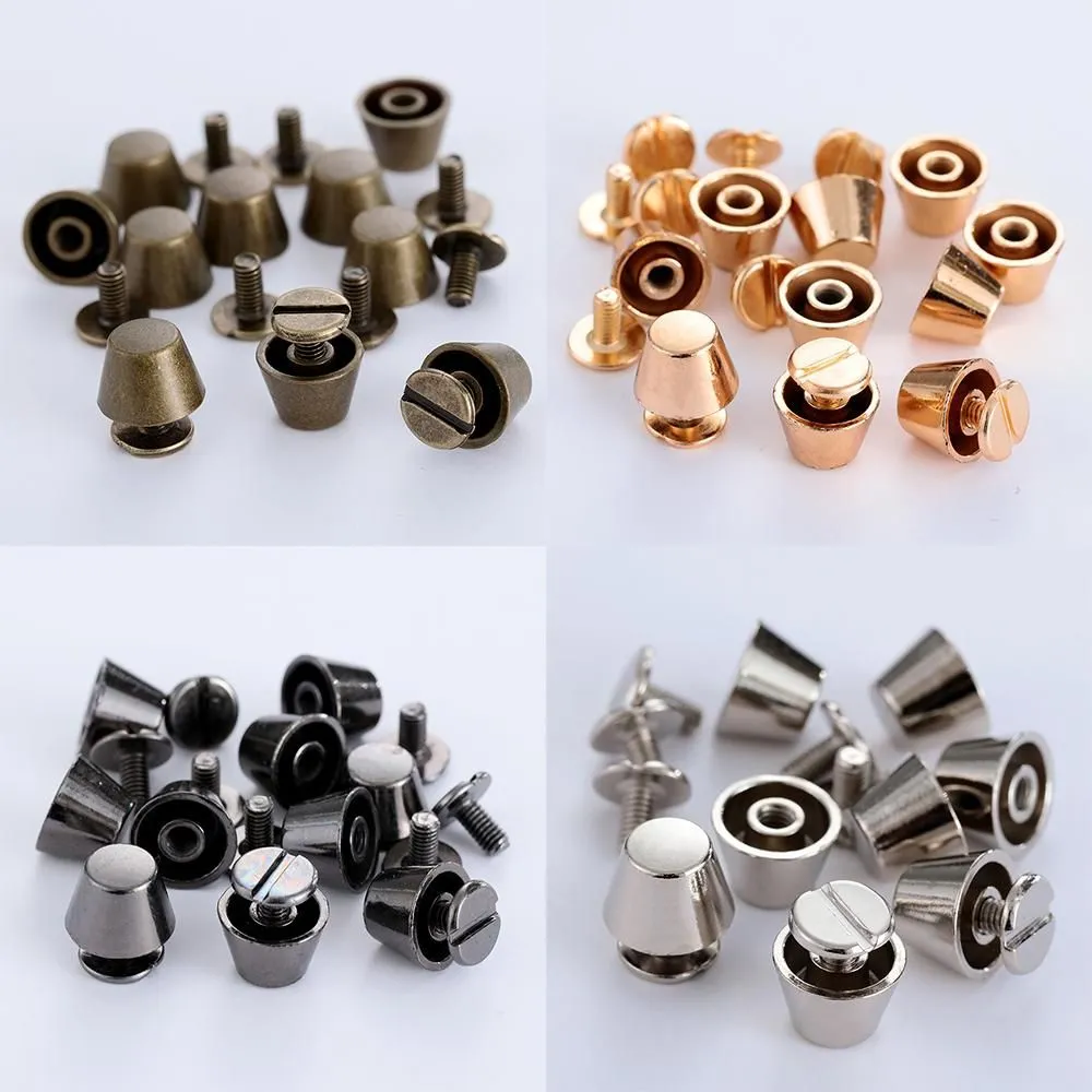 Rivet Set: Of 10/12mm Dome Rivets, Flat Head Screws For DIY Straps ...