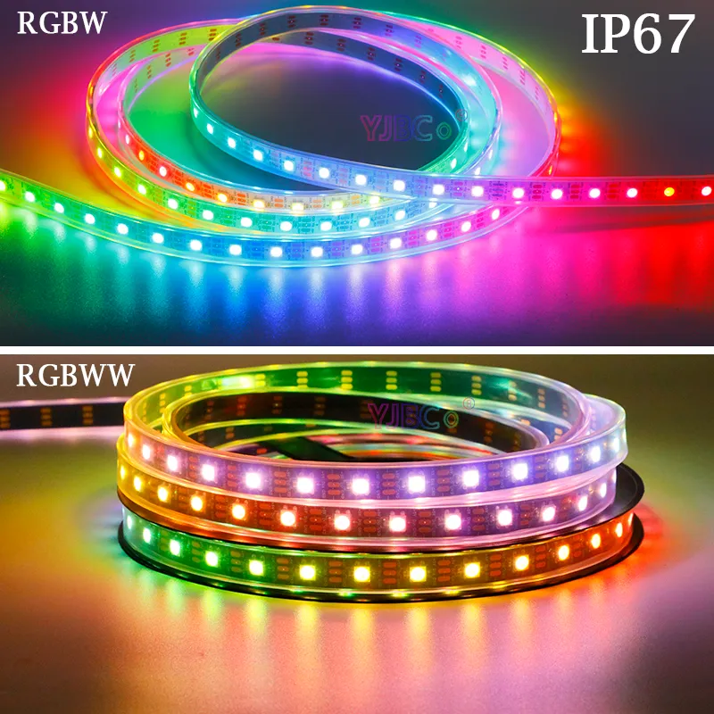 SK6812 IC Addressable RGBW RGBWW 4-Color led strip lights Light ...