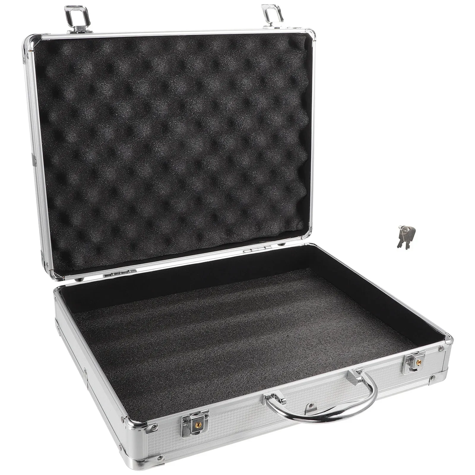Aluminum Hard Case Briefcase - Portable Lockable Multifunctional Tool ...