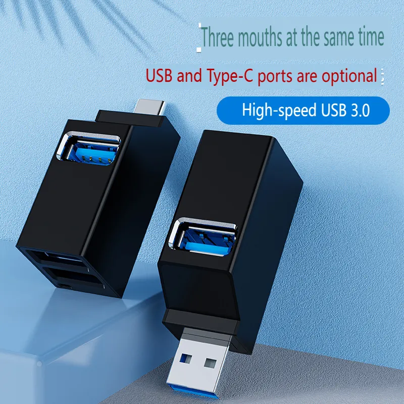Mini USB C 3.0 Hub High-Speed Data Transfer Type C USB 3.0 Hub Splitter ...
