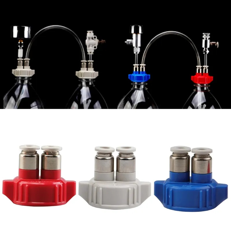 Aquarium CO2 System Pro Tube Valves Gauge Bottle Cap Fish Tank Live ...