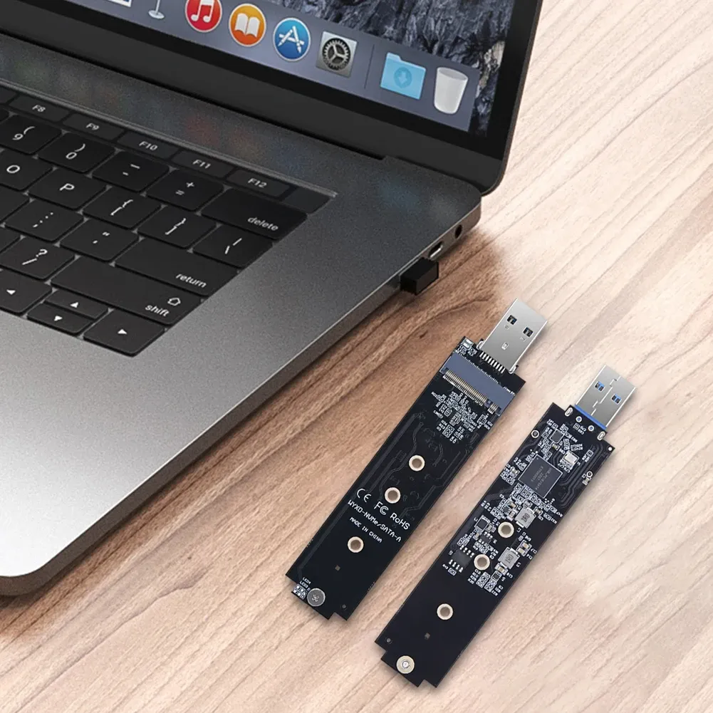M.2 SSD to USB 3.1 Adapter, SATA/NVMe, B+M Key/M Key, M2 to USB 3.1 SSD ...