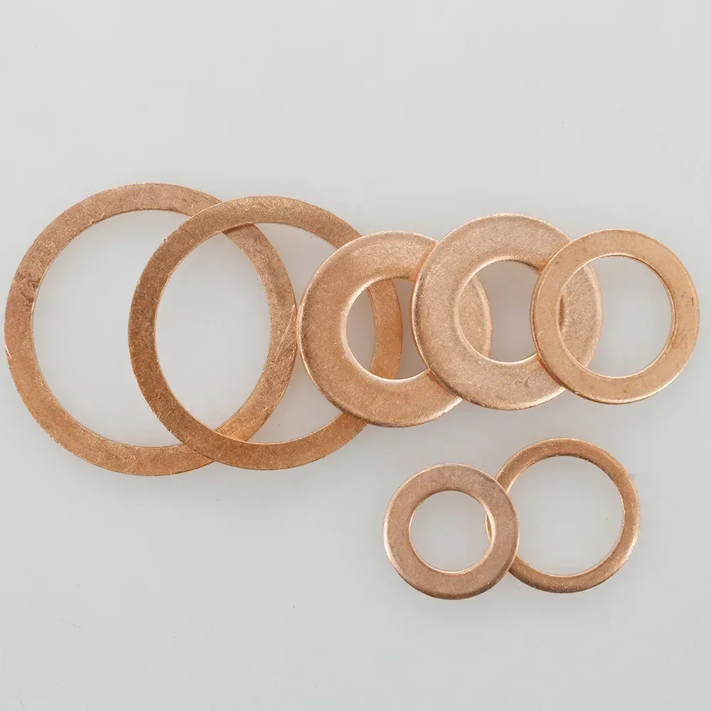 Pure Copper Solid Washers For Oil Sump Plugs: M5 M24 Sizes, Durable ...