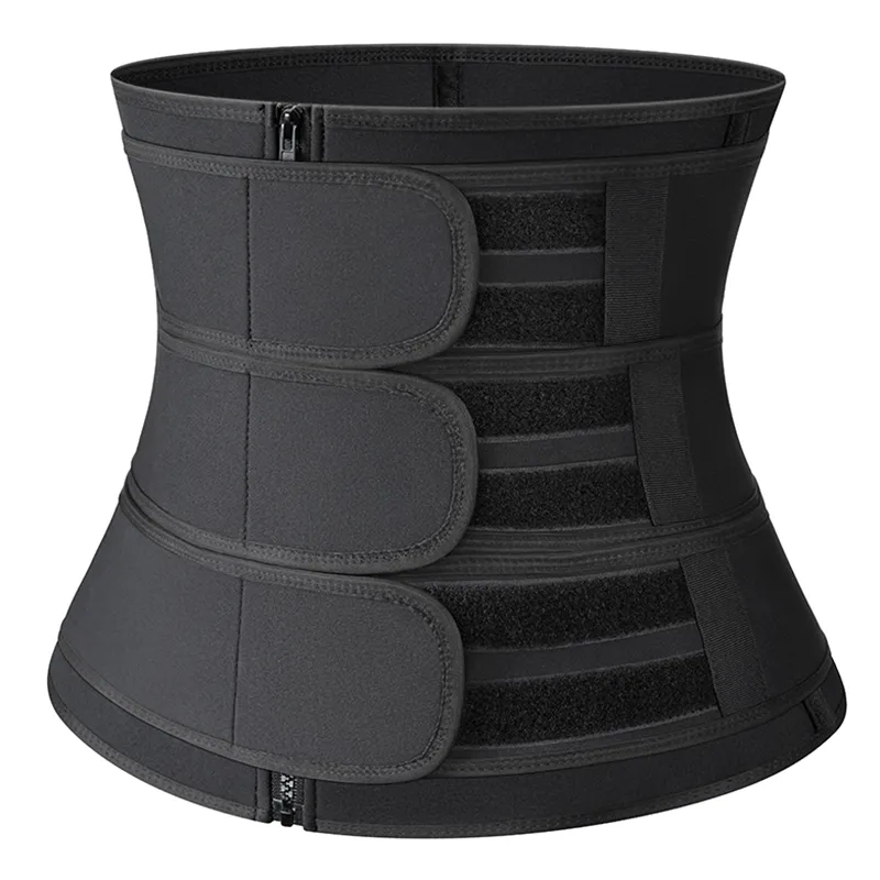 Women Neoprene Waist Trimmer Cincher Belt for Workout Sweat Girdle ...