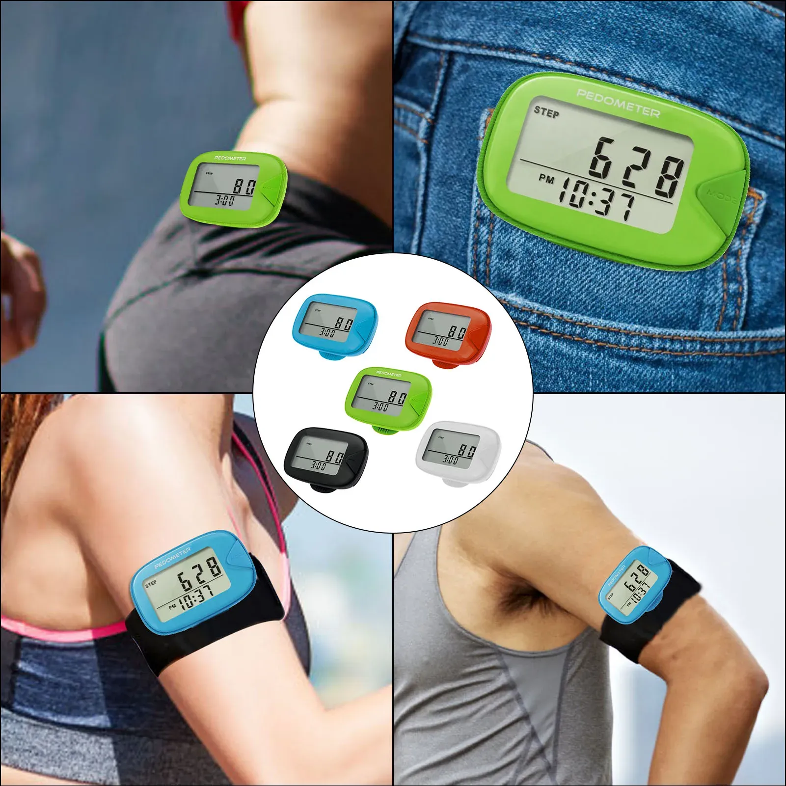DHgate.com:Portable Clip-on Pedometer: Accurate Step & Calorie Counter ...