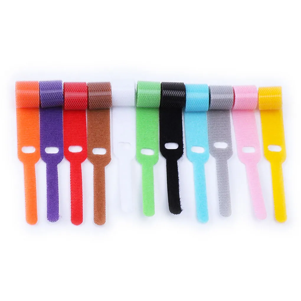 Cable Ties Polyester Sticky Zip Wire Winders, Black, 11 x 145mm, for ...