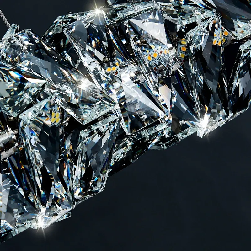 DHgate.com:Modern Crystal LED Pendant Light Fixture, Luxury Ceiling ...