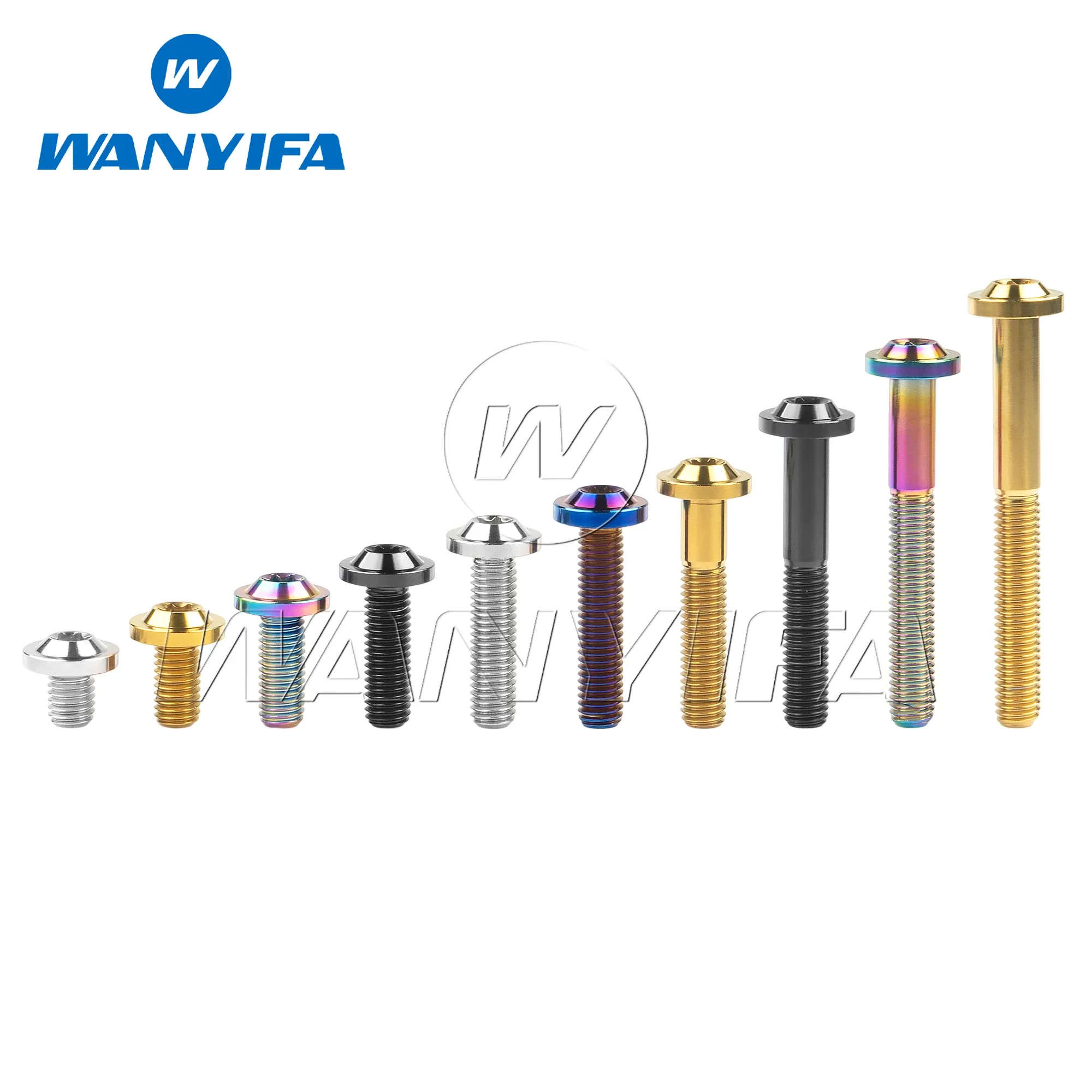 Titanium M8x10/15/20/25/30/35/40/50/60/70mm Torx T40 Plum Head ...