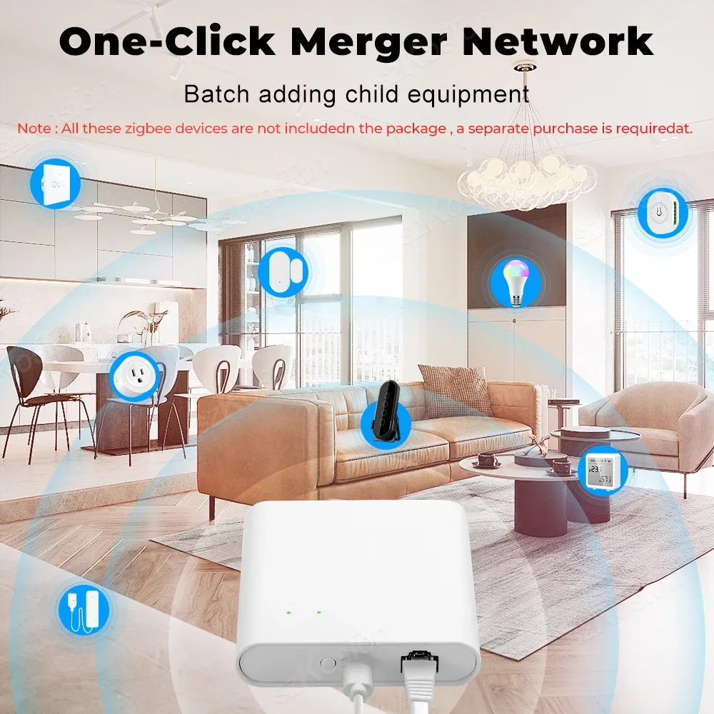 Tuya Smart Home Automation Hub: Zigbee 3.0 Gateway for Smart Plugs ...