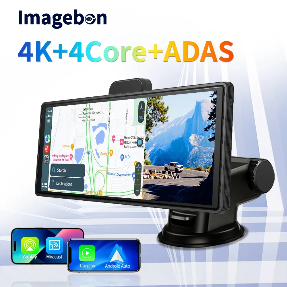 10.26 4K Car DVR Android Auto & Carplay ADAS Dash Cam... From Ddmysmile ...