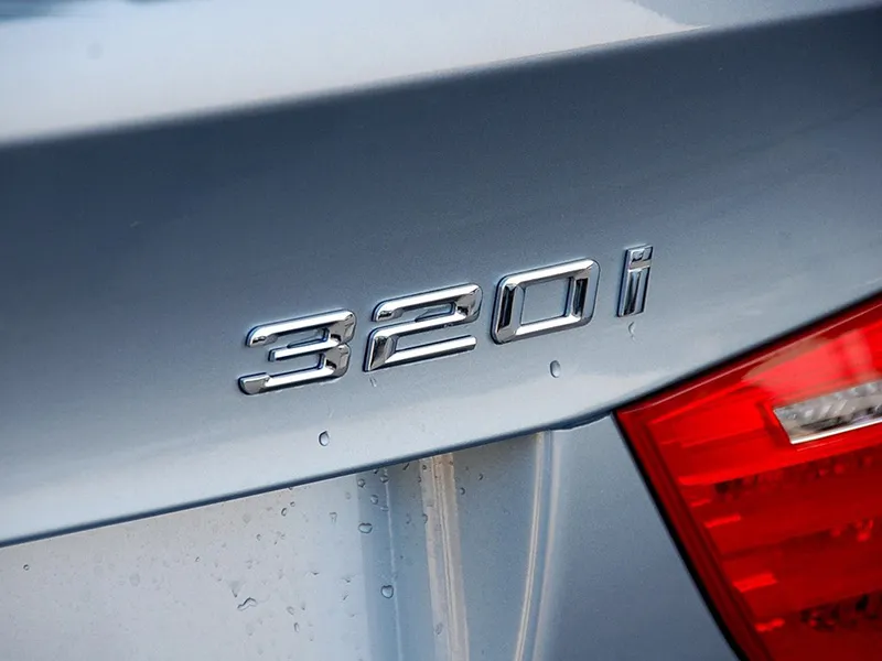 3D Chrome Car Letters for BMW 316i 318i 318d 320i 320d 325i 325d 330i ...
