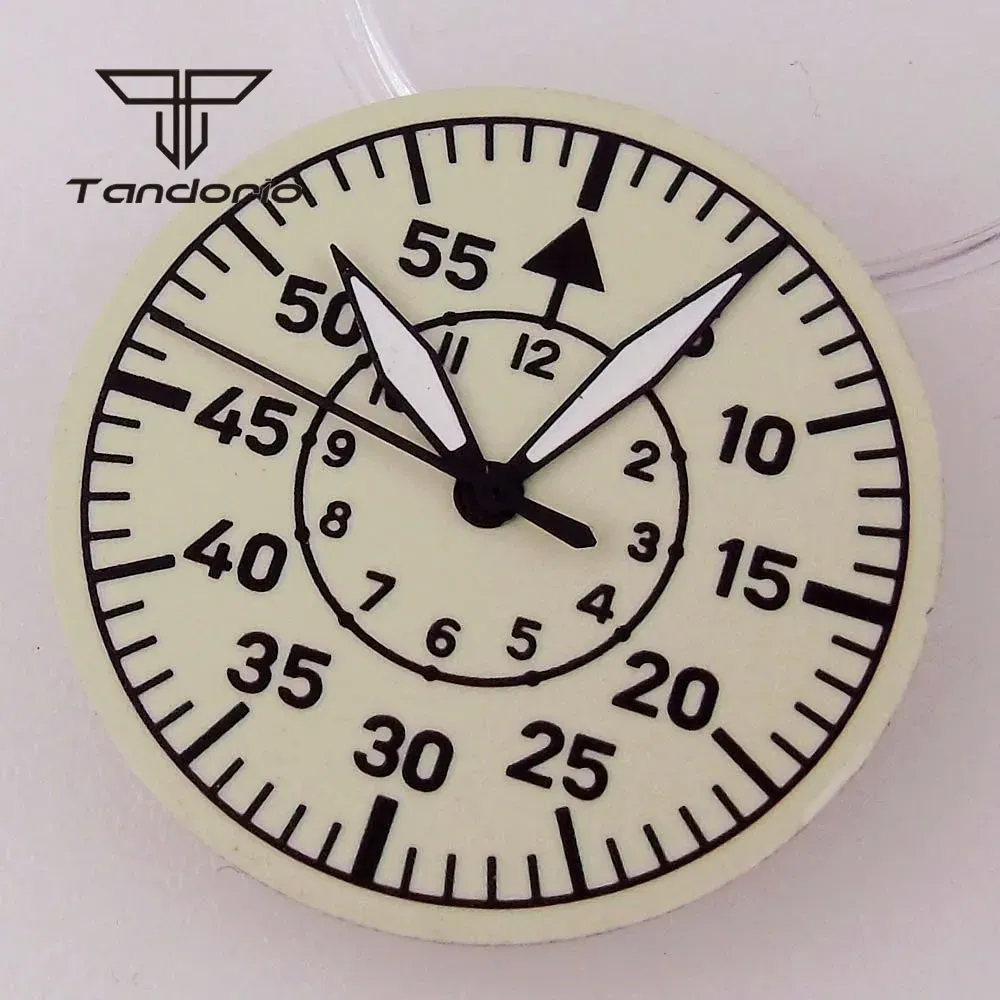 DHgate.com:Rolex Sky-Dweller Inspired 29mm Creamy Sterile Pilot Watch ...