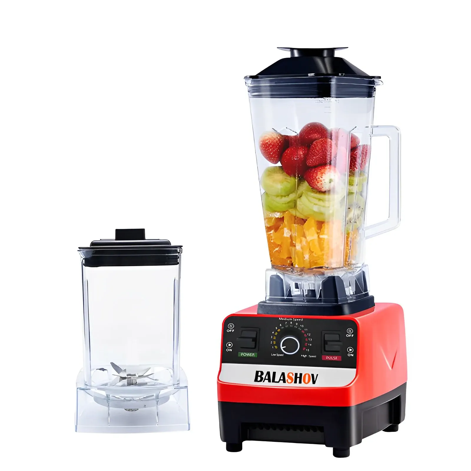 Heavy Duty Commercial Blender, 2000W High Power Food Processor For Ice ...
