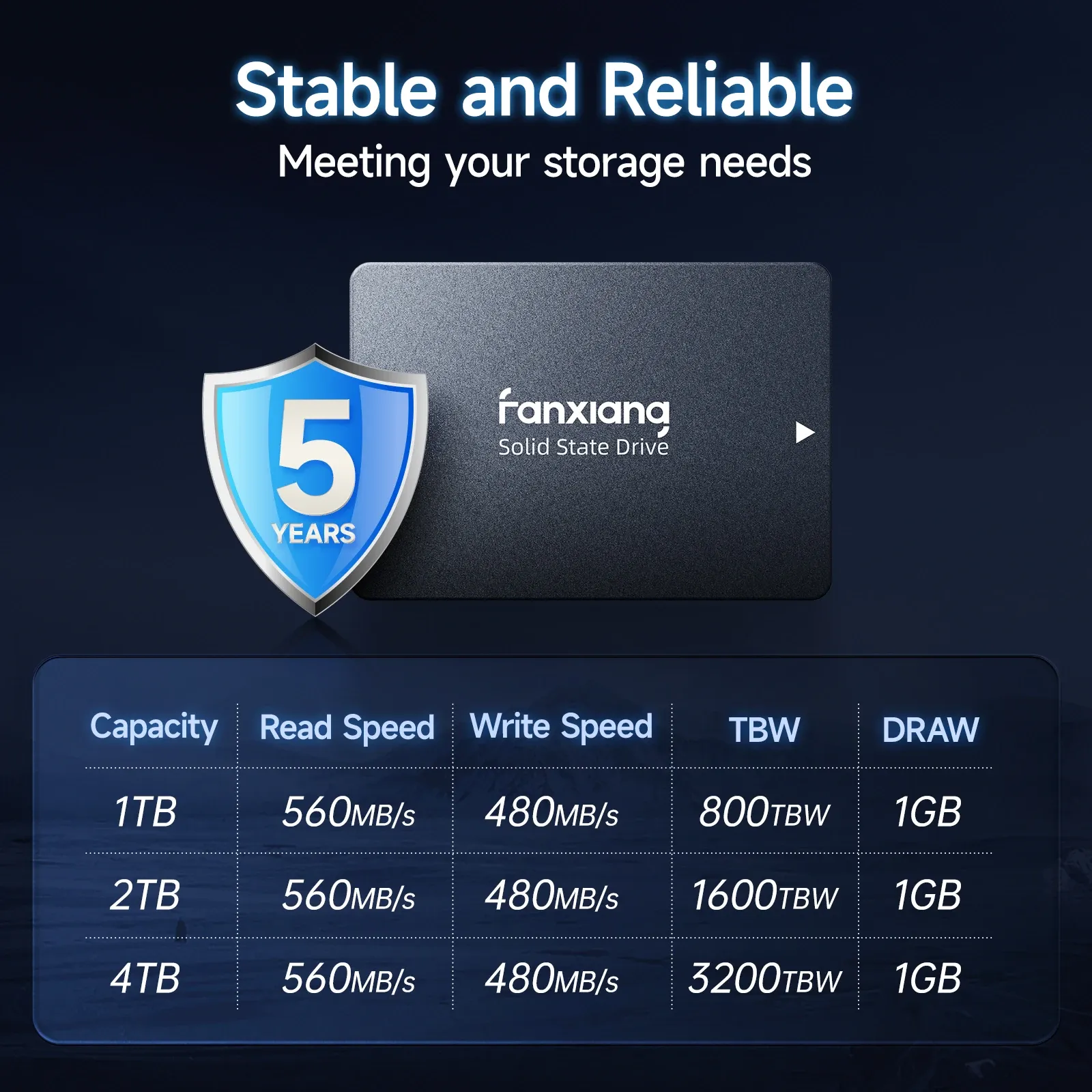 DHgate.com:Fanxiang 1TB/2TB/4TB SSD, SATA 2.5 Internal Solid State ...
