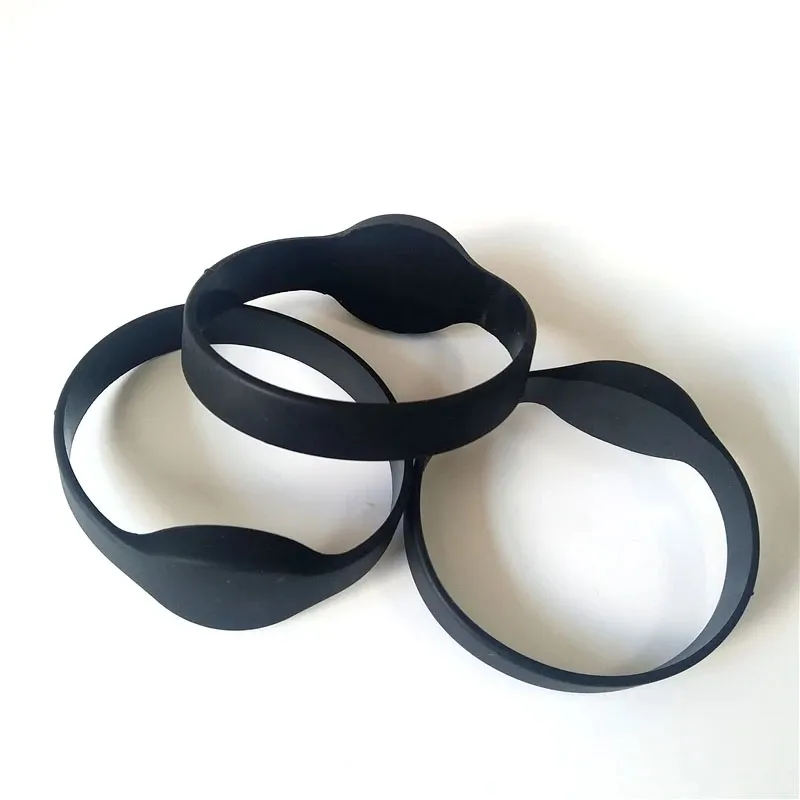 1-Piece 13.56MHz 1K S50 F08 NFC Tags ISO14443A Silicone Wristband ...