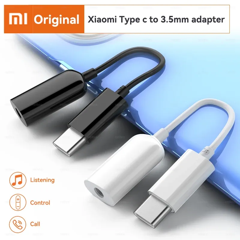 Xiaomi USB Type-C to 3.5mm Jack Aux Audio Adapter Cable DAC for Mi 12X ...