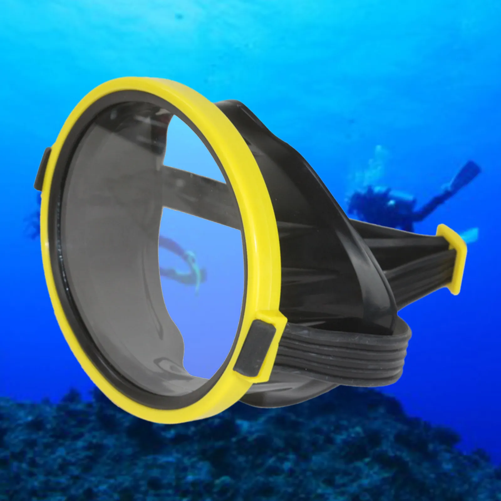 Oval Silicone Scuba Mask Retro Kids Diving Mask, Single Lens No Fog ...