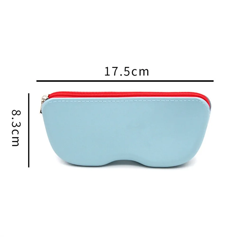 Silicone Glasses Bag Zipper Protective Case Cover for Women Men ...