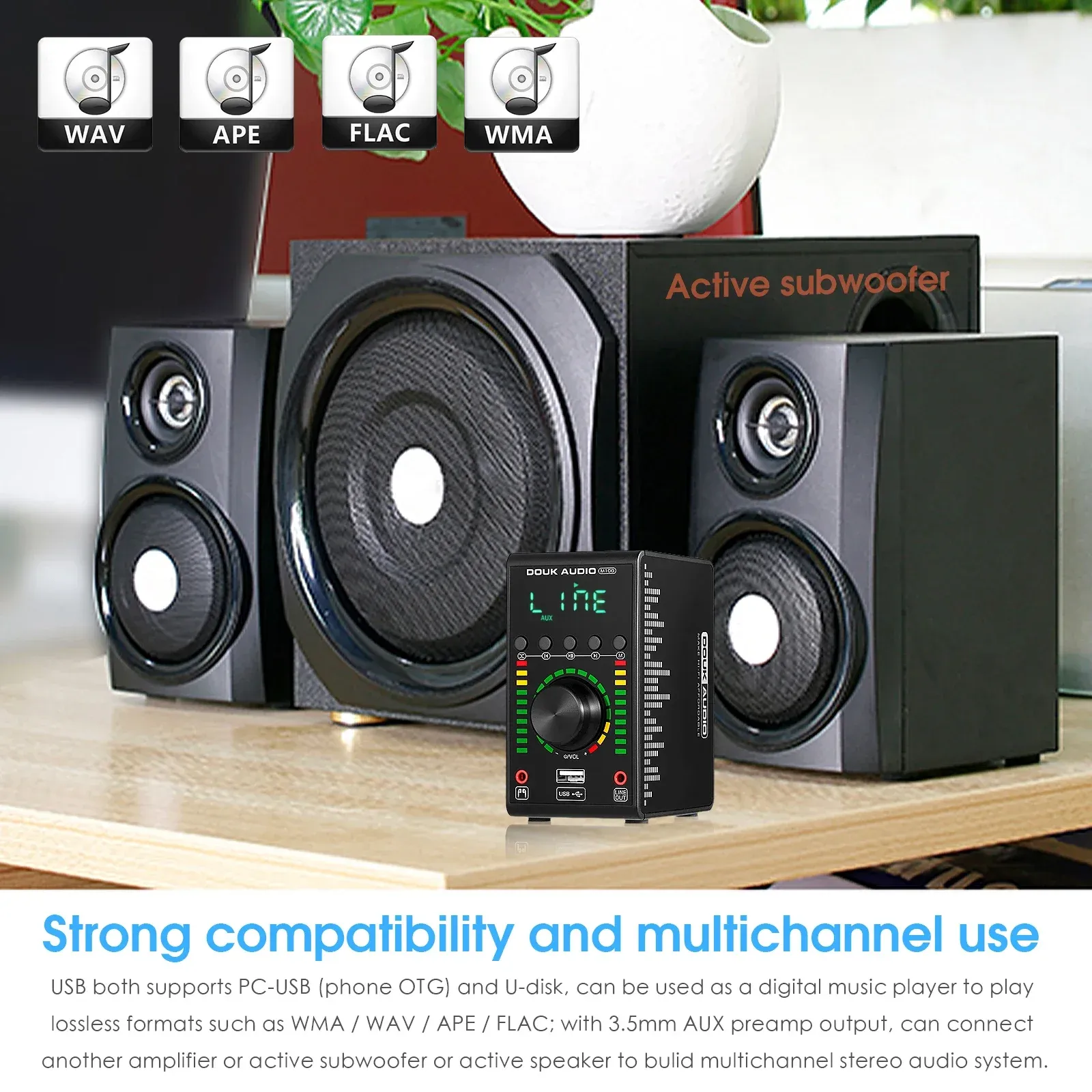 Douk Audio Mini Digital Amplifier COAX / OPT... From Ddmymaster, $82.61 ...