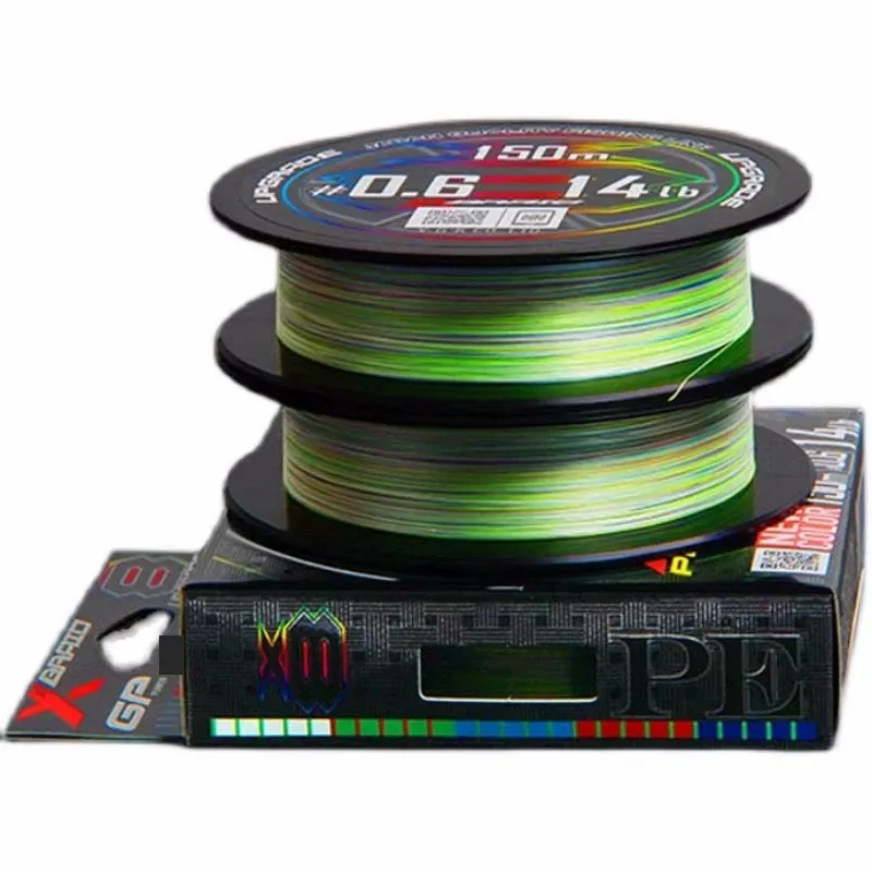 DHgate.com:YGK X-BRAID UPGRADE PENTAGRAM - Multicolor X8 PE Fishing Line (150M/200M, 14-60LB ...